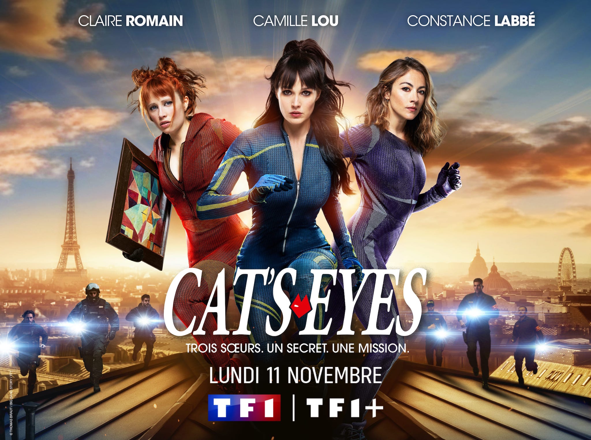 "Cat's Eyes" ce soir sur TF1 : le dernier épisode et la fin avec Camille Lou, Constance Labbé et ...